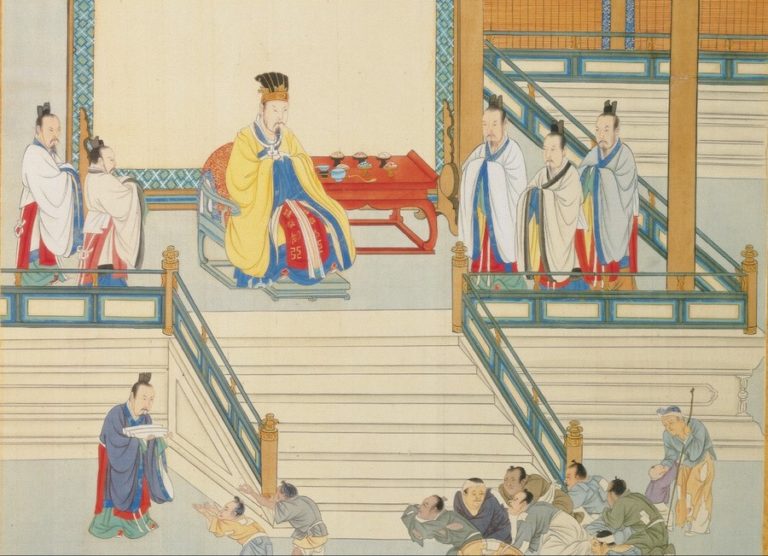 Le roi Tai de la dynastie Zhou et sa reine : un couple royal vertueux ...